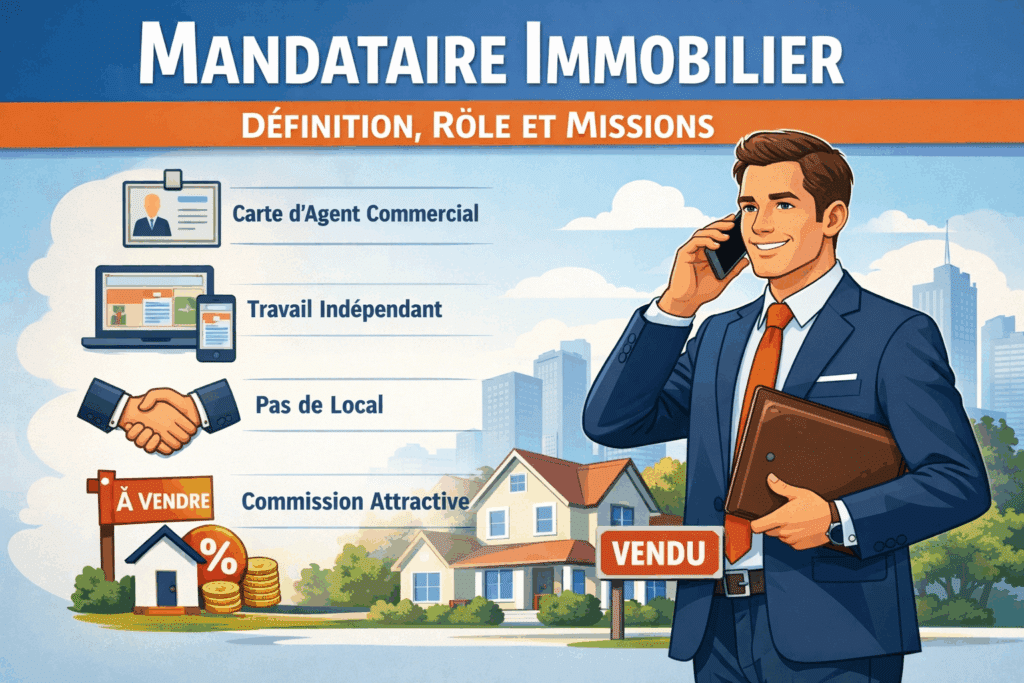 Mandataire immobilier : définition, réseaux, classement et carte 2026
